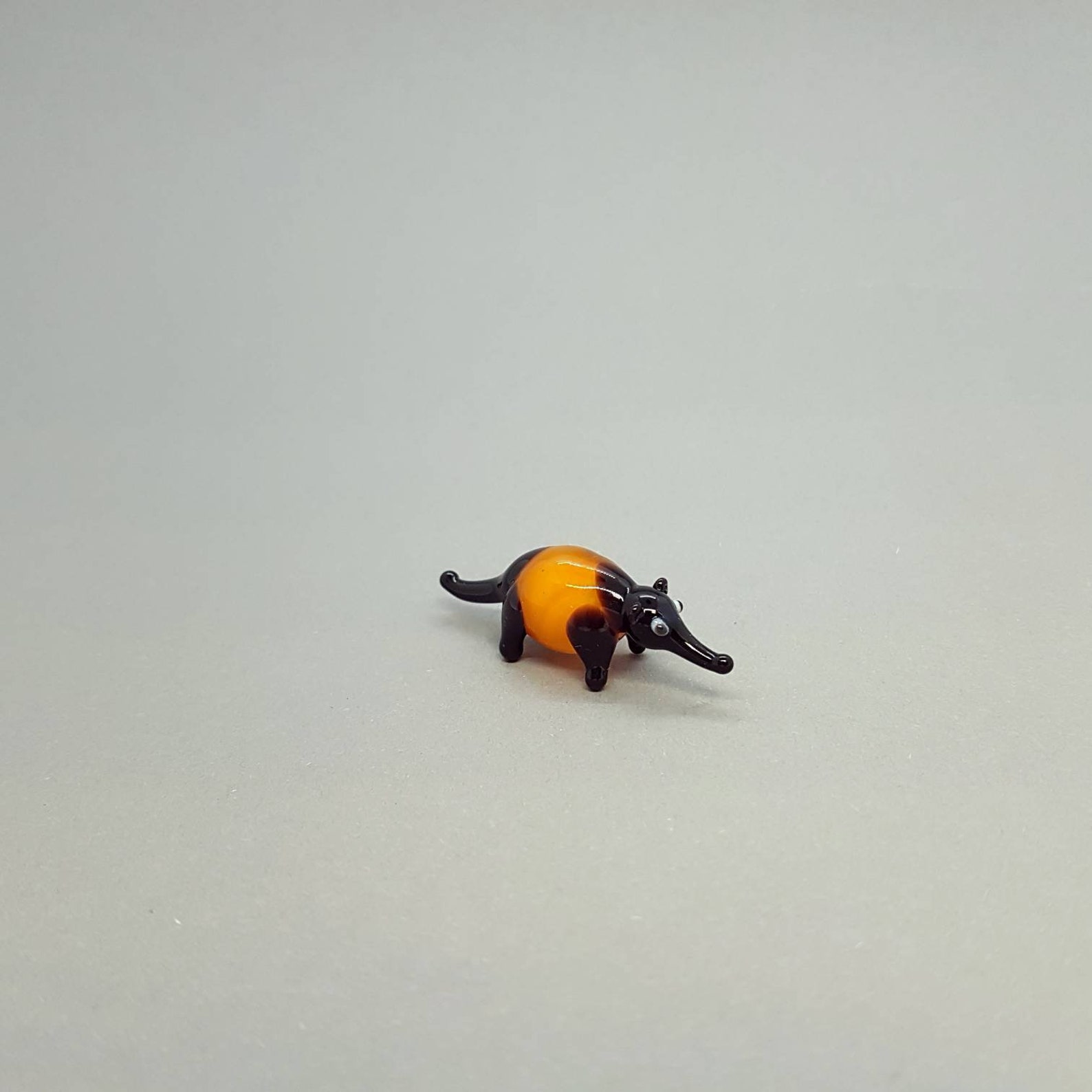 Miniature Glass Anteater Figurine Miniscule Glass Australian | Etsy