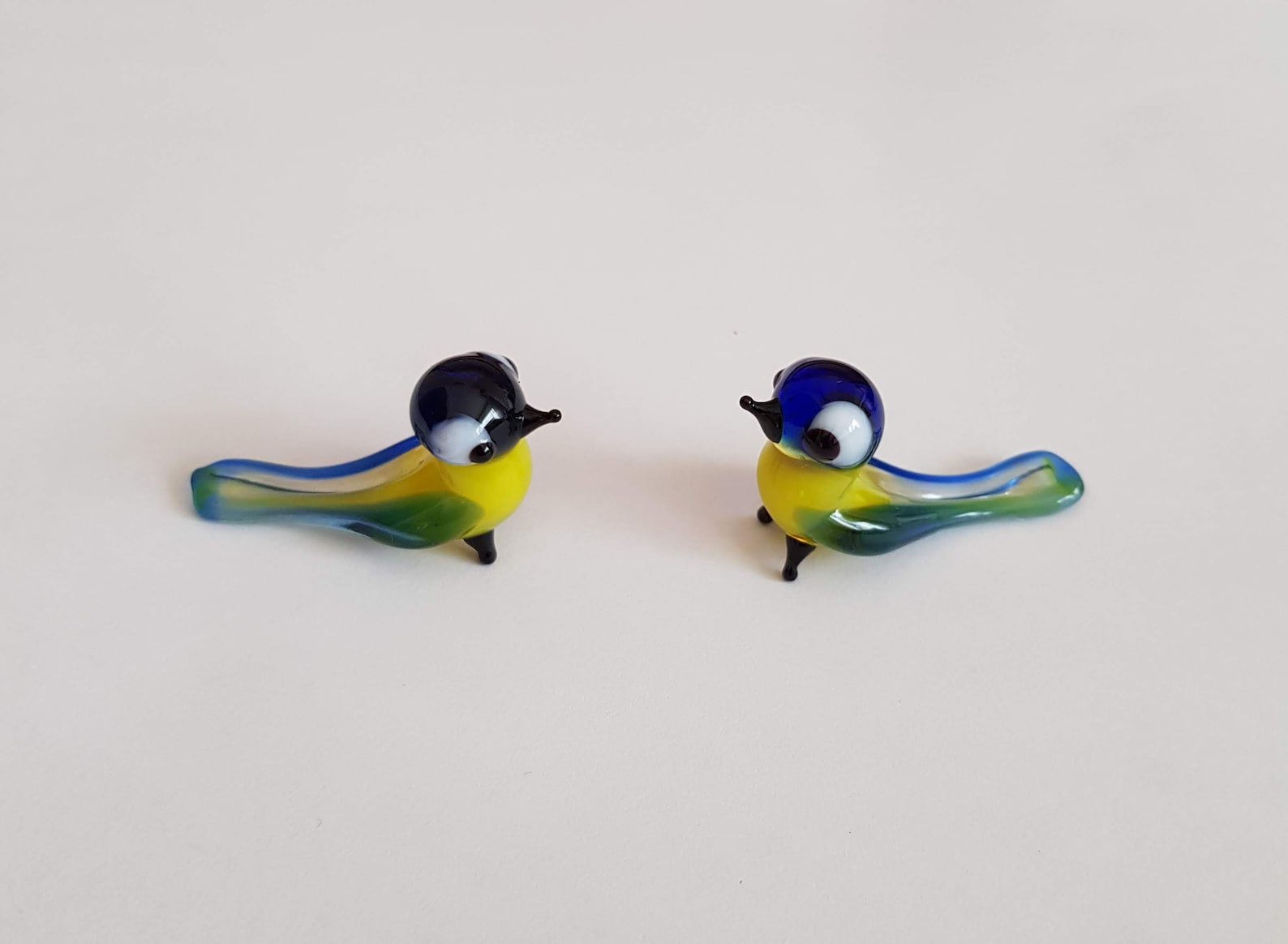 Miniature Glass Bird Figurines Miniscule Glass Animals - Etsy