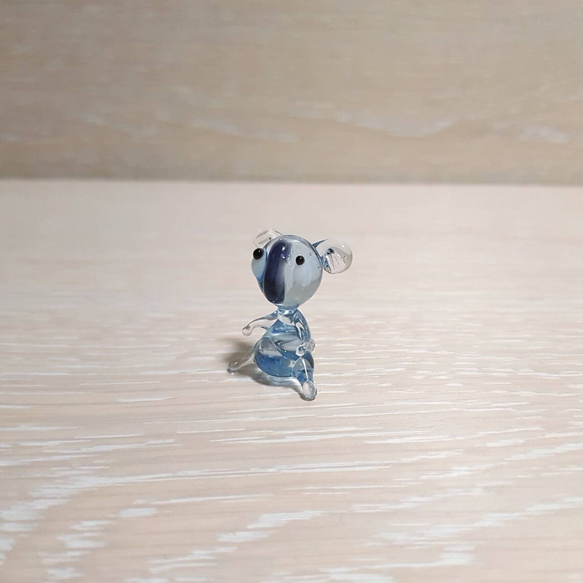 Mini Glass Blue Koala Figurine Miniscule Glass Animals | Etsy