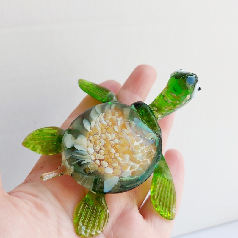 Glass Sea Turtle - Etsy