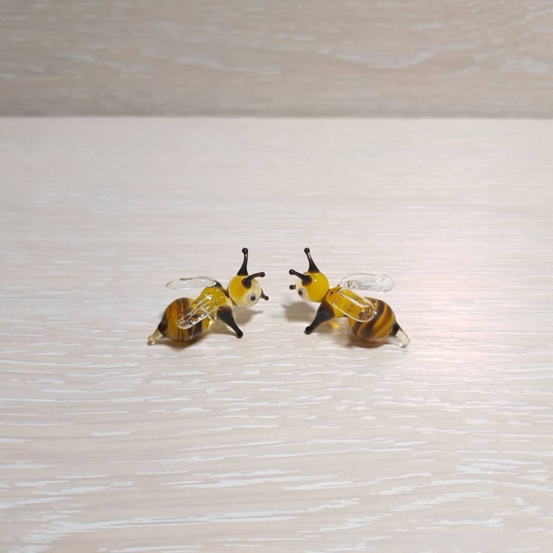 Glass Honey Bee Mini Glass Insects Murano Glass Honey Bee | Etsy