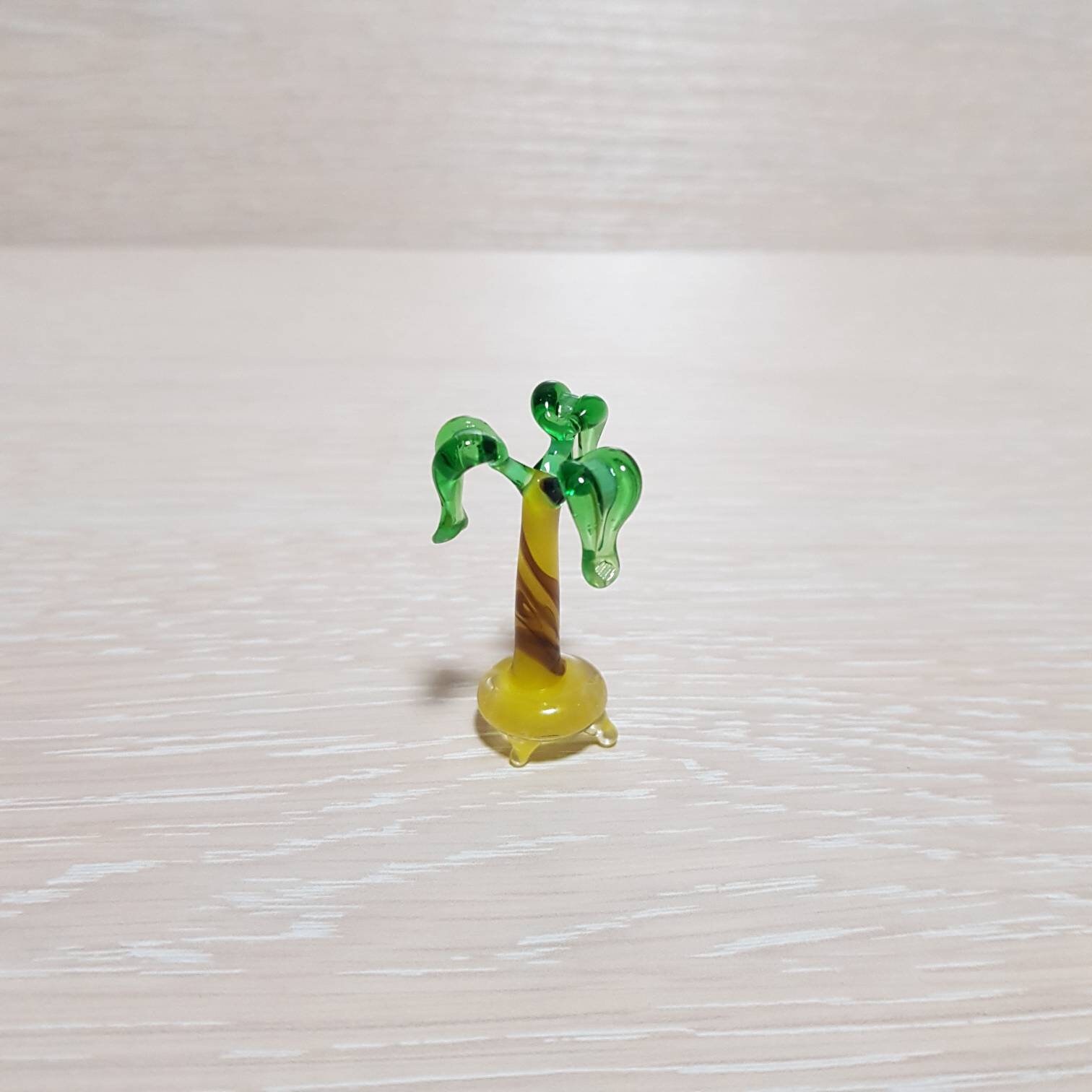 Miniature Glass Figurines Miniature Glass Palm Tree Murano - Etsy