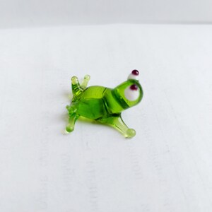Miniature Glass Figurines, Miniscule Glass Animals, Murano Glass Frog ...