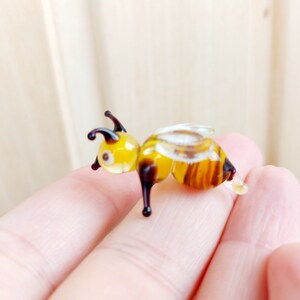 True Size Honey Bee, Mini Glass Insects, Murano Glass Honey Bee ...