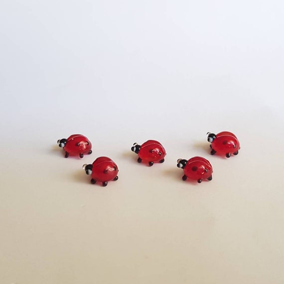 Buy Glass Ladybug Miniscule Glass Insects Murano Glass, 58% OFF