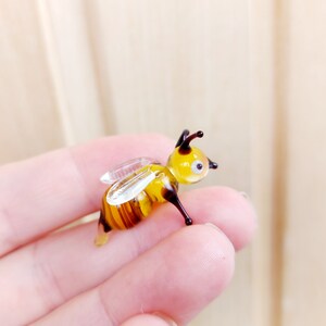 True Size Honey Bee, Mini Glass Insects, Murano Glass Honey Bee ...
