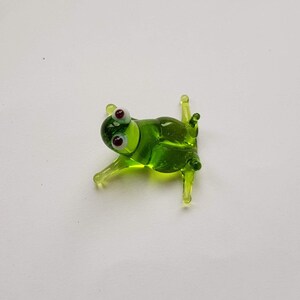 Miniature Glass Figurines, Miniscule Glass Animals, Murano Glass Frog ...