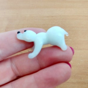 Miniature Glass Figurines, Miniscule Glass Animals, Murano Glass Polar ...