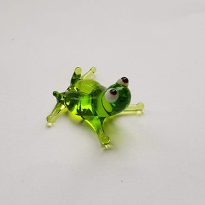 Miniature Glass Figurines, Miniscule Glass Animals, Murano Glass Frog ...