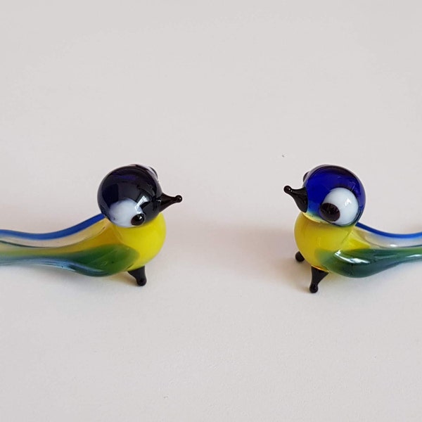 Glass Bird - Etsy