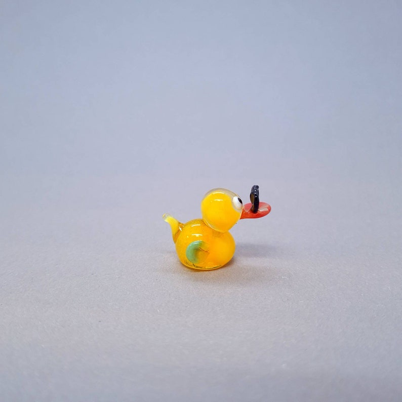 Mini Glass Floating Duckling in Sunglasses Smart Duck in - Etsy