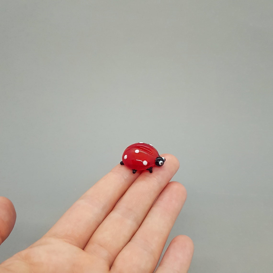 Glass Ladybug Miniscule Glass Insects Murano Glass Ladybug - Etsy