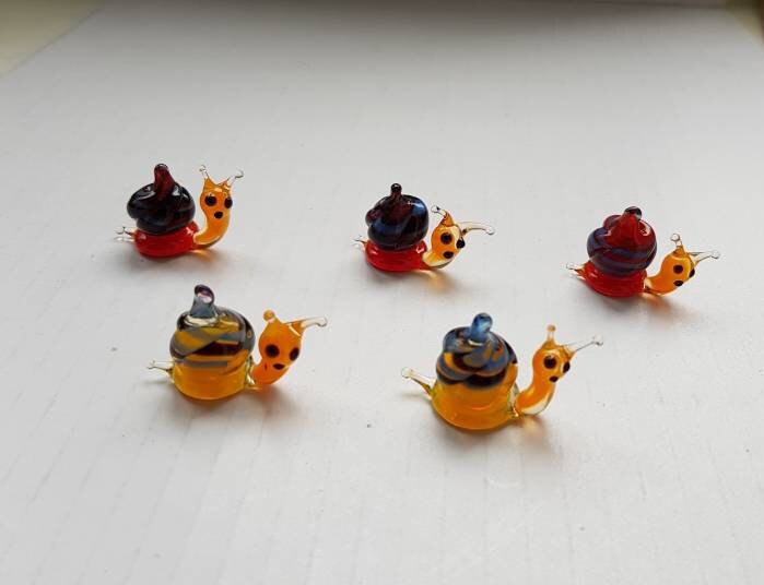 Miniature Glass Figurines Miniscule Glass Animals Murano | Etsy