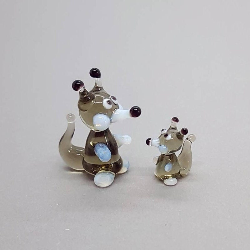 Glass Squirrel - Etsy