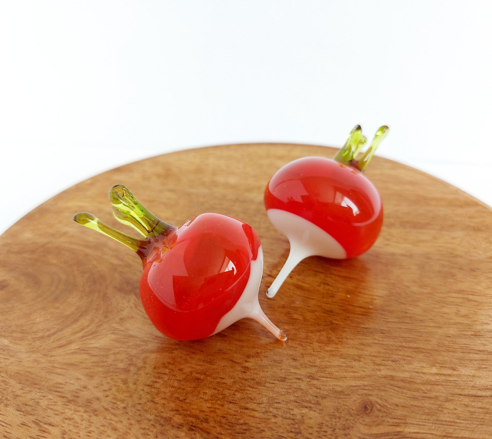 Glass Radish Figurine Glass Radish for Kitchen Decoration - Etsy