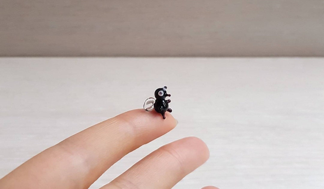 Micro Glass Figurines, Micro Glass Animals, Murano Glass Flies ...