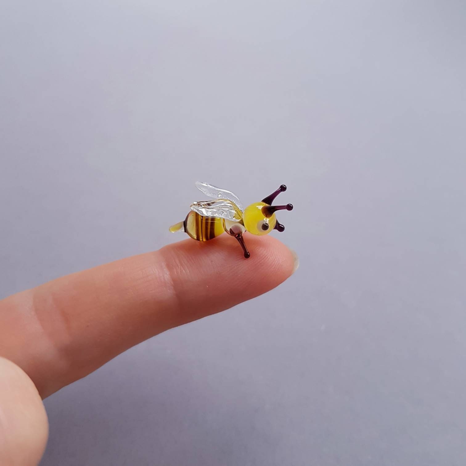 True Size Honey Bee Micro Glass Insects Murano Glass Honey - Etsy