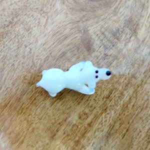 Miniature Glass Figurines, Miniscule Glass Animals, Murano Glass Polar ...
