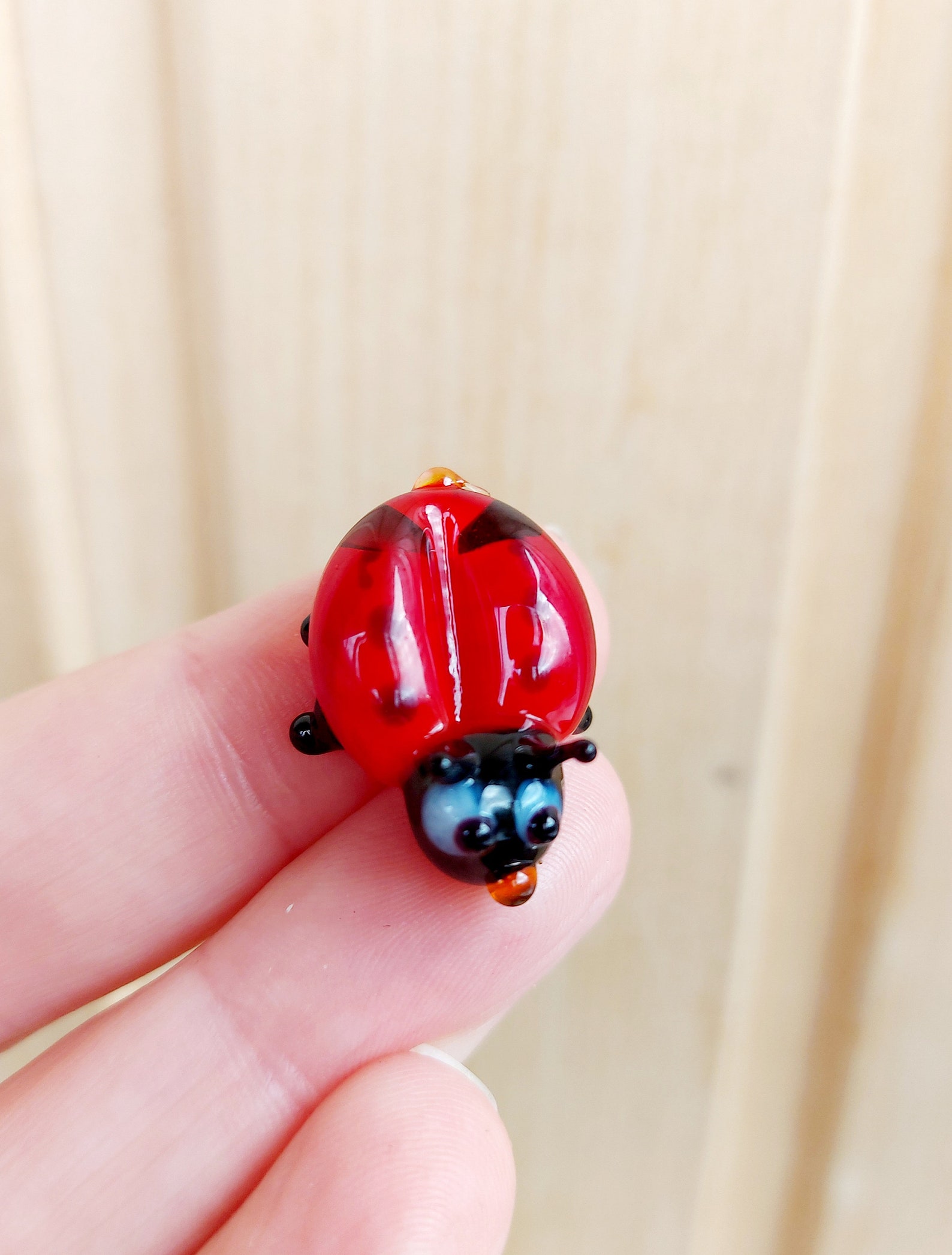 Mini Ladybug Miniscule Glass Insects Murano Glass Ladybug - Etsy
