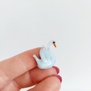 Mini Glass Swan, Mini Glass Animals, Murano Glass Swan, Collectible ...