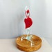 Glass Tree With Hearts Figurine Hand Blown Glass Tree With - Etsy
