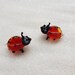 Mini Ladybug Miniscule Glass Insects Murano Glass Ladybug | Etsy