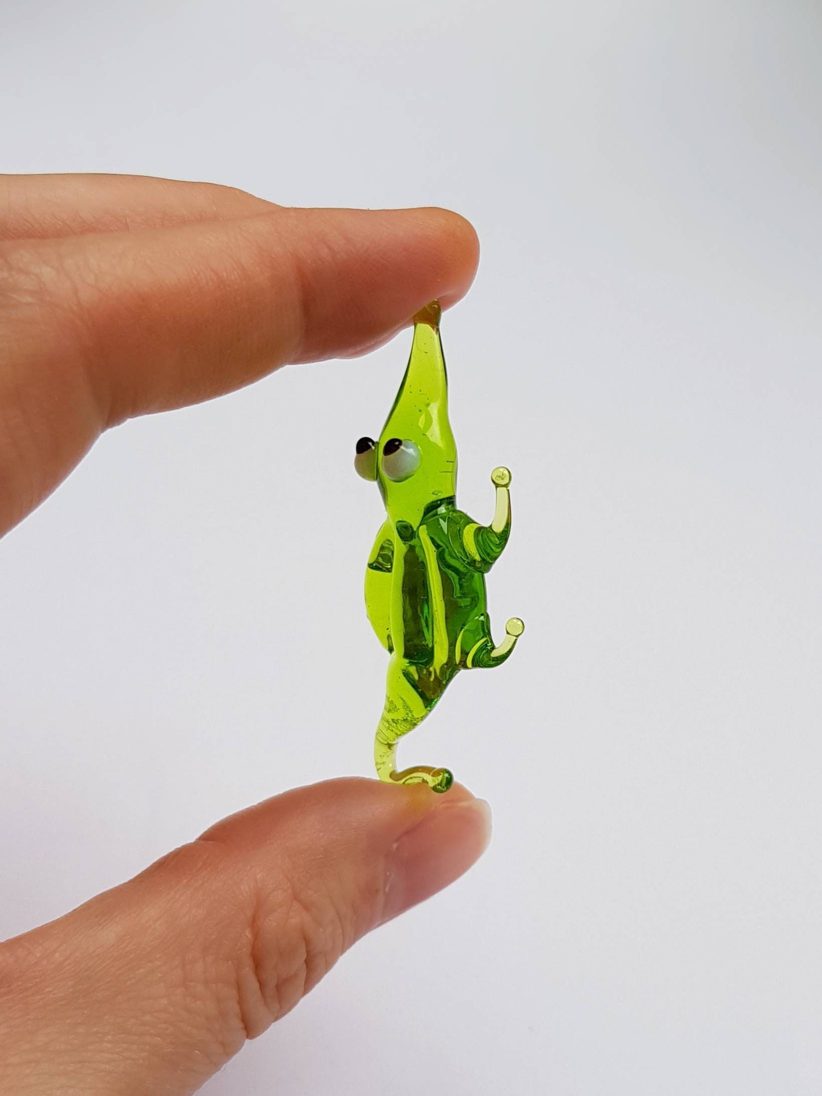 Miniature Glass Figurines Miniature Glass Crocodile Murano | Etsy