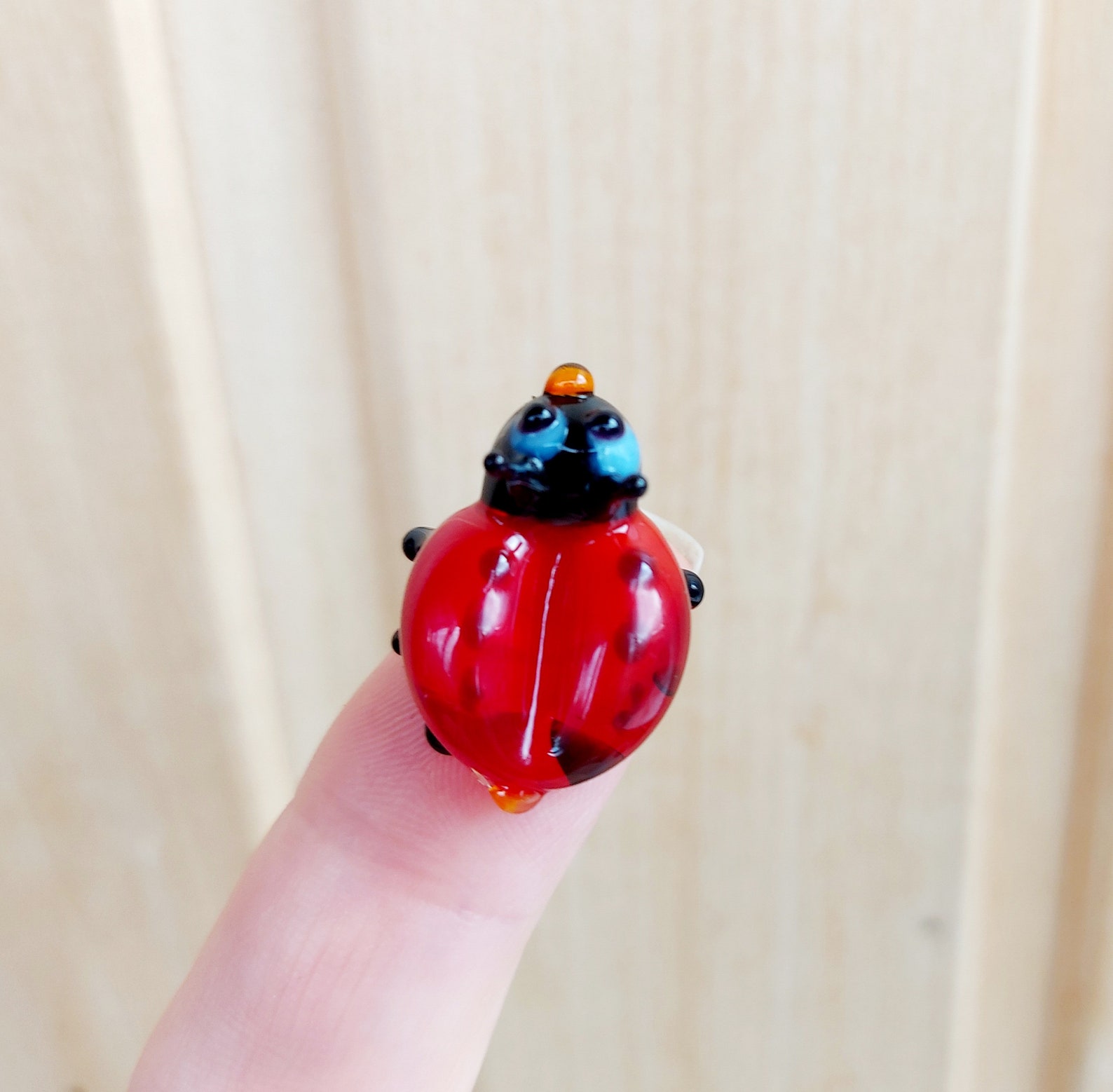 Mini Ladybug Miniscule Glass Insects Murano Glass Ladybug - Etsy