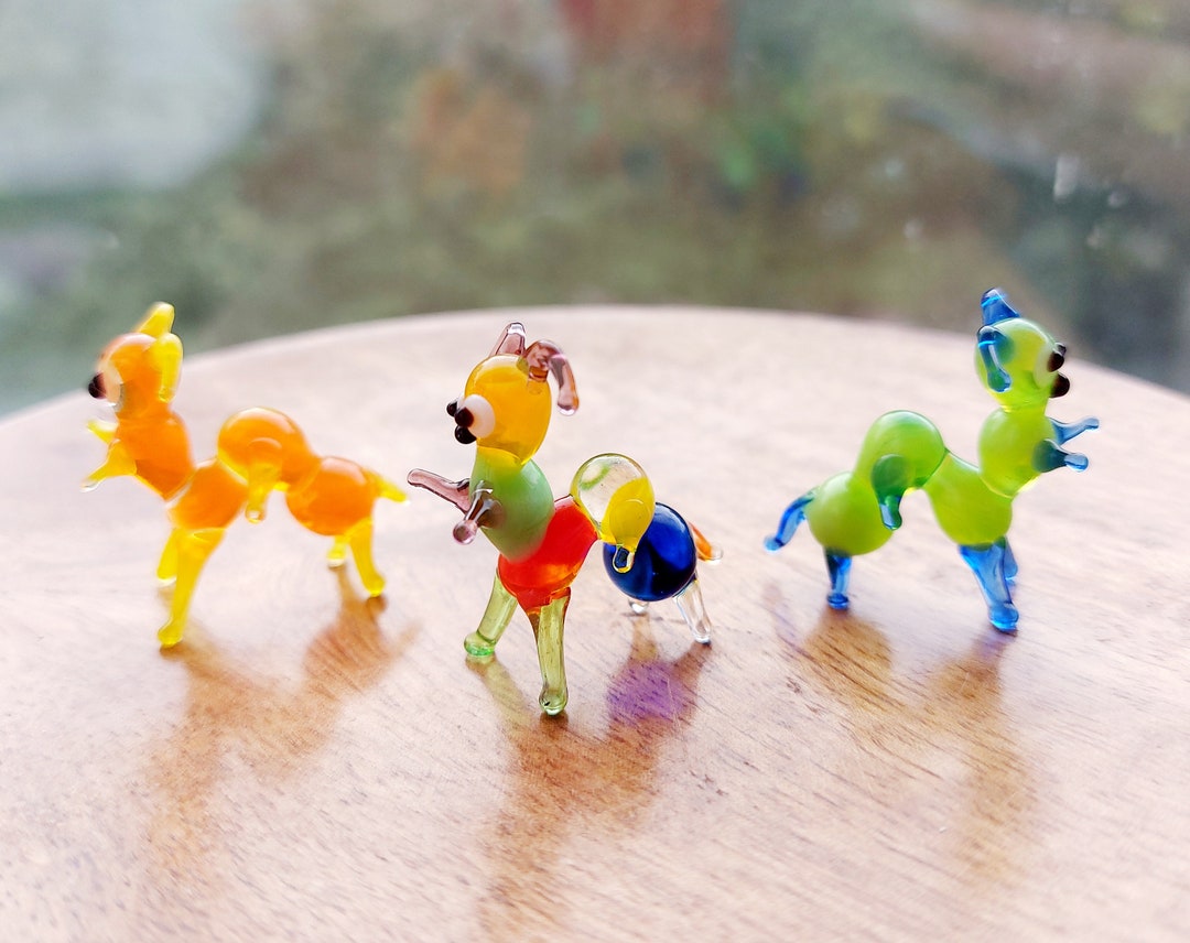 Miniature Glass Figurines Miniature Glass Caterpillar Murano - Etsy