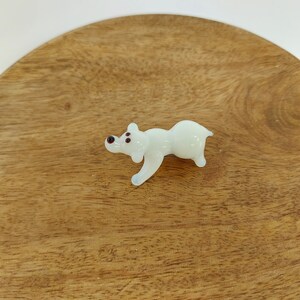 Miniature Glass Figurines, Miniscule Glass Animals, Murano Glass Polar ...