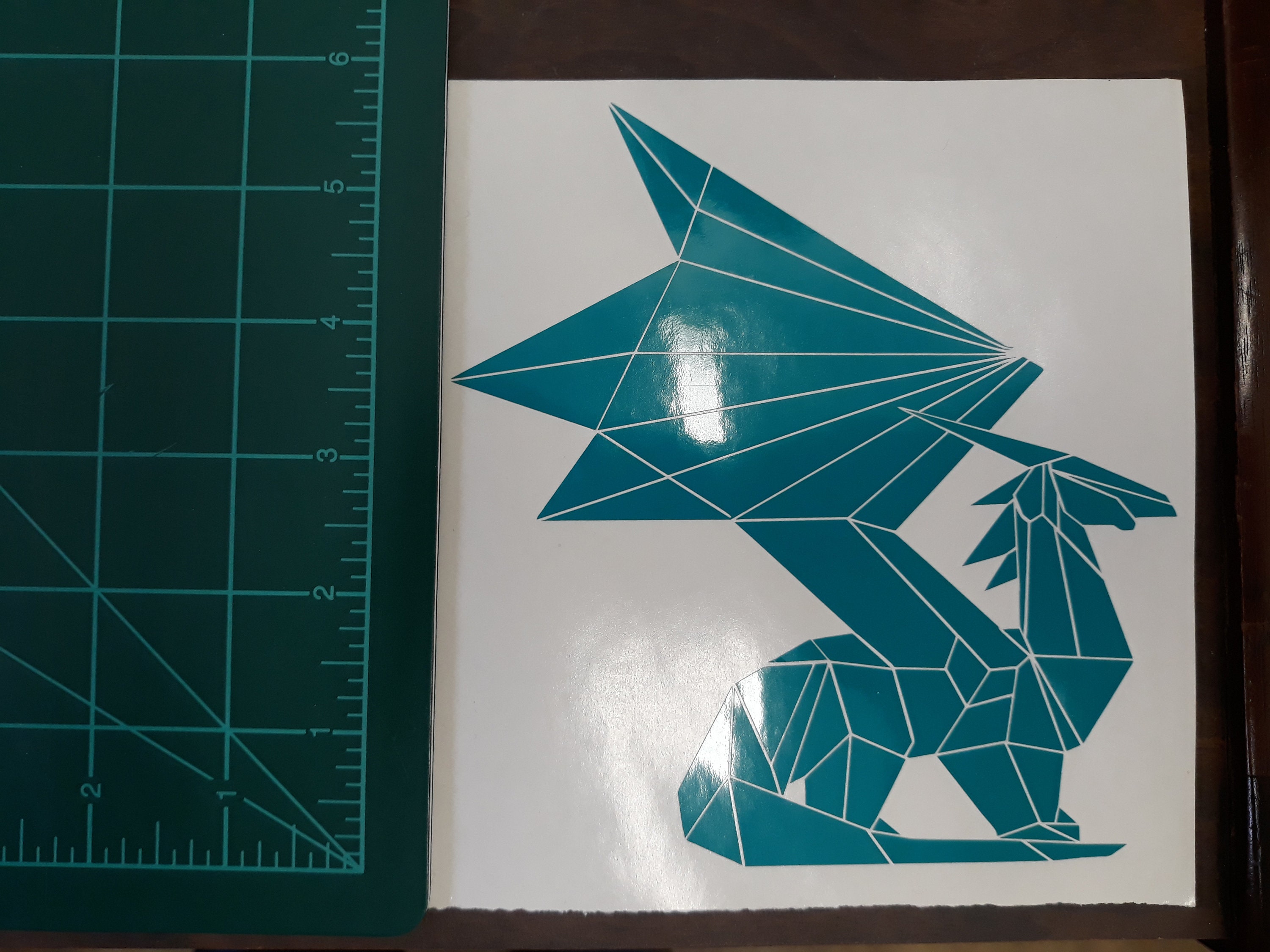 Crystal Dragon vinyl Decals | Etsy