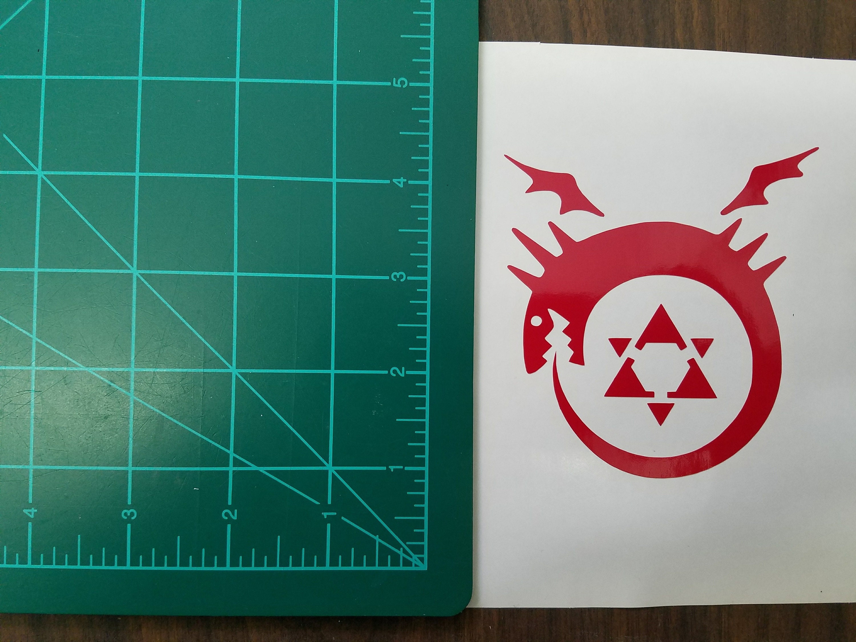 Fullmetal Alchemist Homunculus Logo Vinyls - Etsy