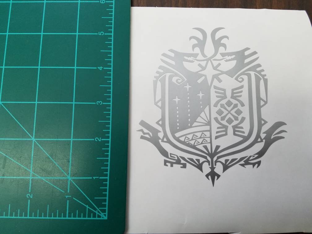 Monster Hunter world guild logo vinyls | Etsy