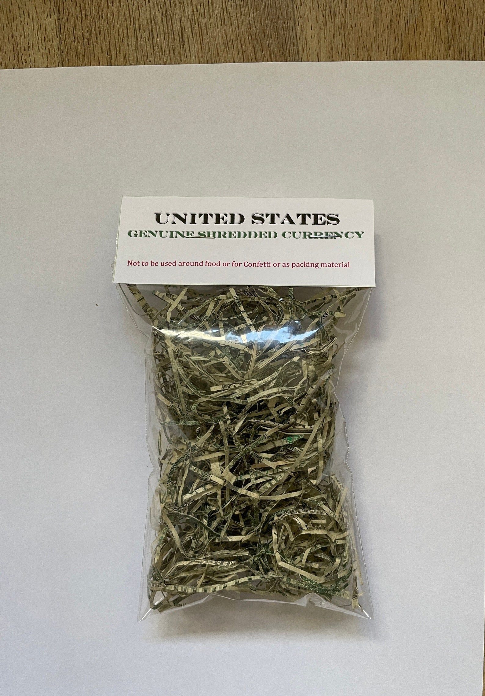 Shredded Money CASH U.S. Currency Authentic Federal Reserve - Etsy