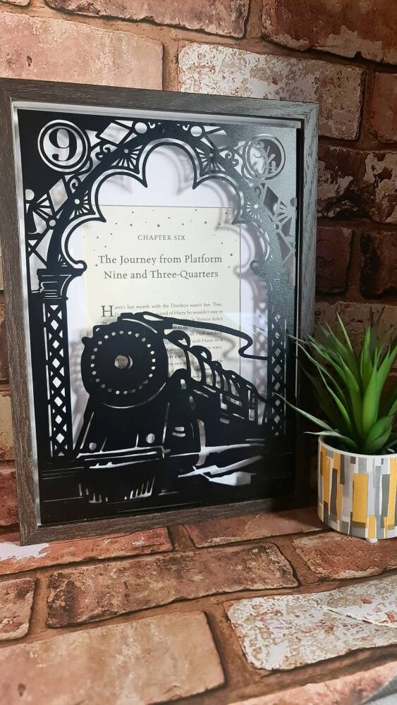 Harry Potter Inspired 9 3/4 Picture Frame Gift - Etsy