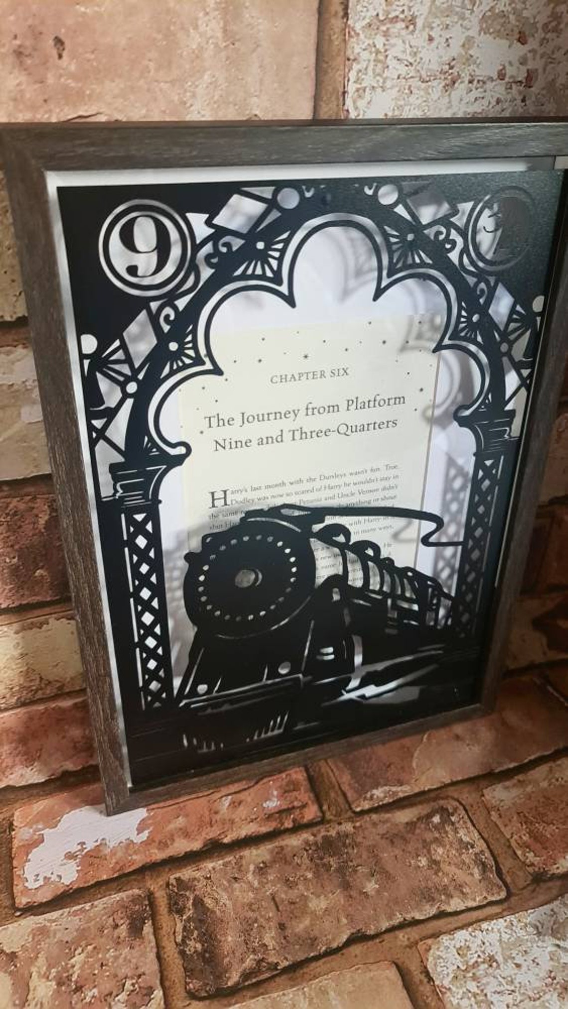 Harry Potter Inspired 9 3/4 Picture Frame Gift - Etsy