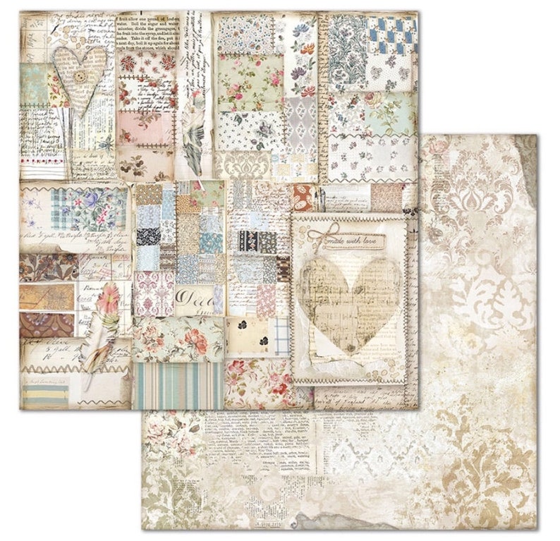 Imagine Stamperia Scrapbook Paper Pad 8x8 Stamperia - Etsy