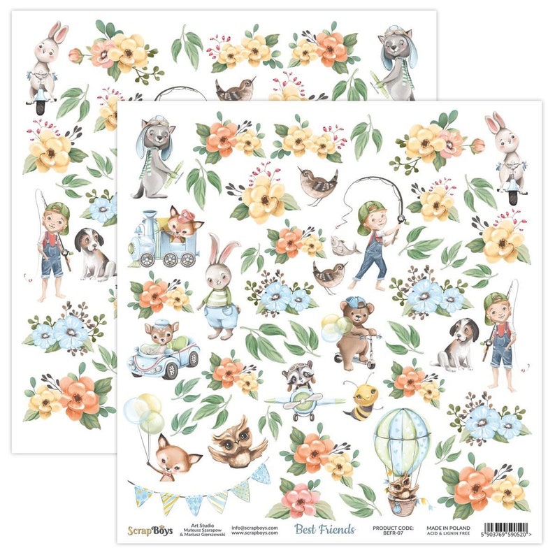 Best Friends Scrapbooking Paper Pad 6x6 - Cardstock - Art Journal ...