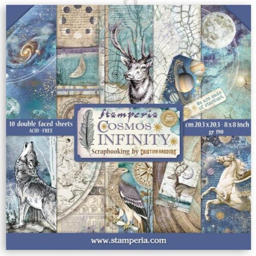 Imagine Stamperia Scrapbook Paper Pad 8x8 Stamperia - Etsy