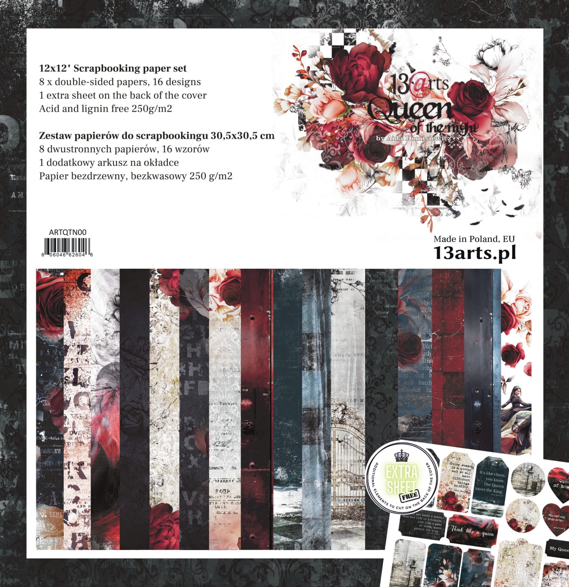 Set of 5 scrapbook paper acid ling free craft greeting altered art 12 x ...