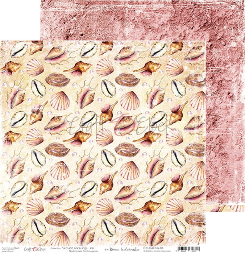 New Craft O'clock SEASIDE GREETINGS Scrapbooking Paper Pad - Etsy