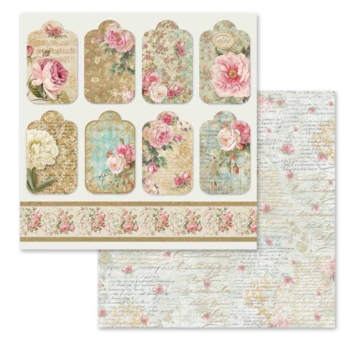 Precious Stamperia Scrapbooking Papers Pack 12x12 Cardstock | Etsy