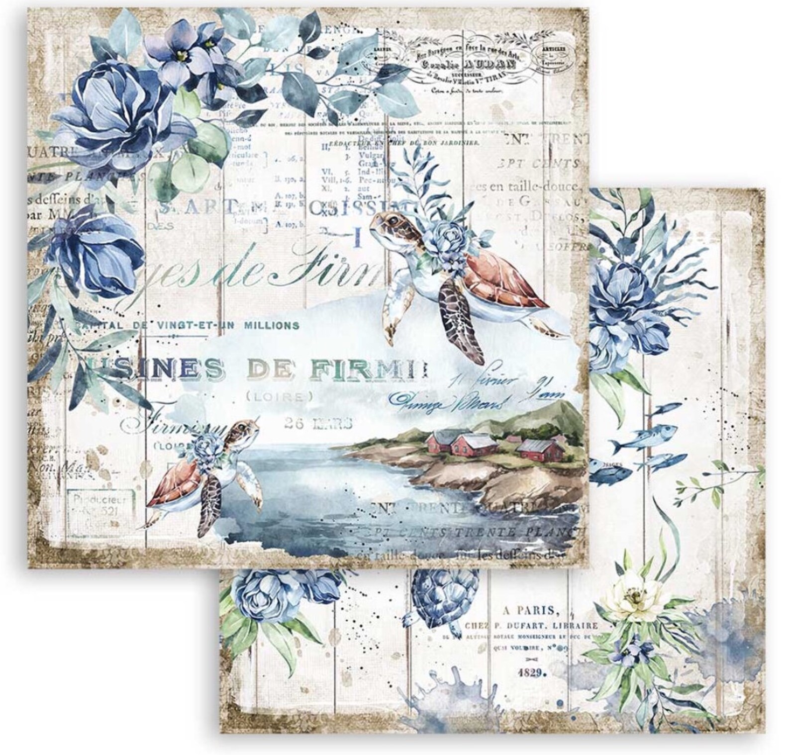 New Stamperia Romantic Sea Dream Scrapbooking Paper Pad 8x8 | Etsy New Stamperia Romantic Sea Dream Scrapbooking Paper Pad 8x8 | Etsy