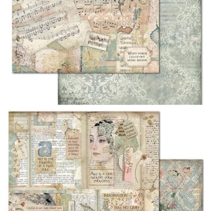 Imagine Stamperia Scrapbook Paper Pad 8x8 - Stamperia - Scrapbooking ...