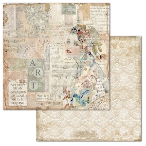 Imagine Stamperia Scrapbook Paper Pad 8x8 - Stamperia - Scrapbooking ...