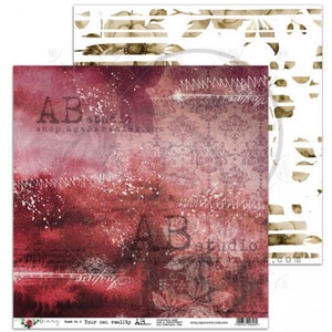 AB Studio Diary Scrapbook Paper Pad 12x12 - Scrapbooking Paper - AB ...