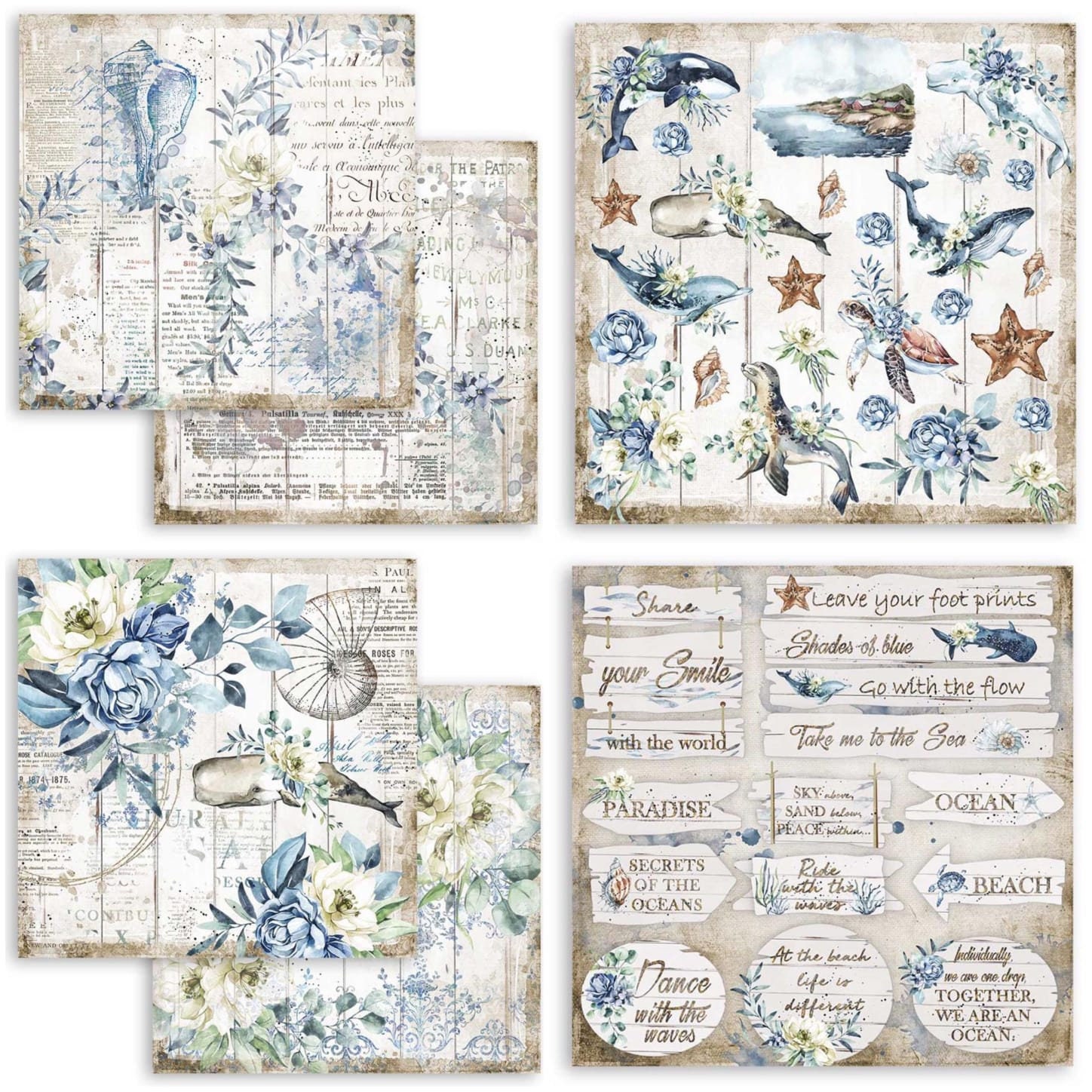 New Stamperia Romantic Sea Dream Scrapbooking Paper Pad 8x8 | Etsy New Stamperia Romantic Sea Dream Scrapbooking Paper Pad 8x8 | Etsy