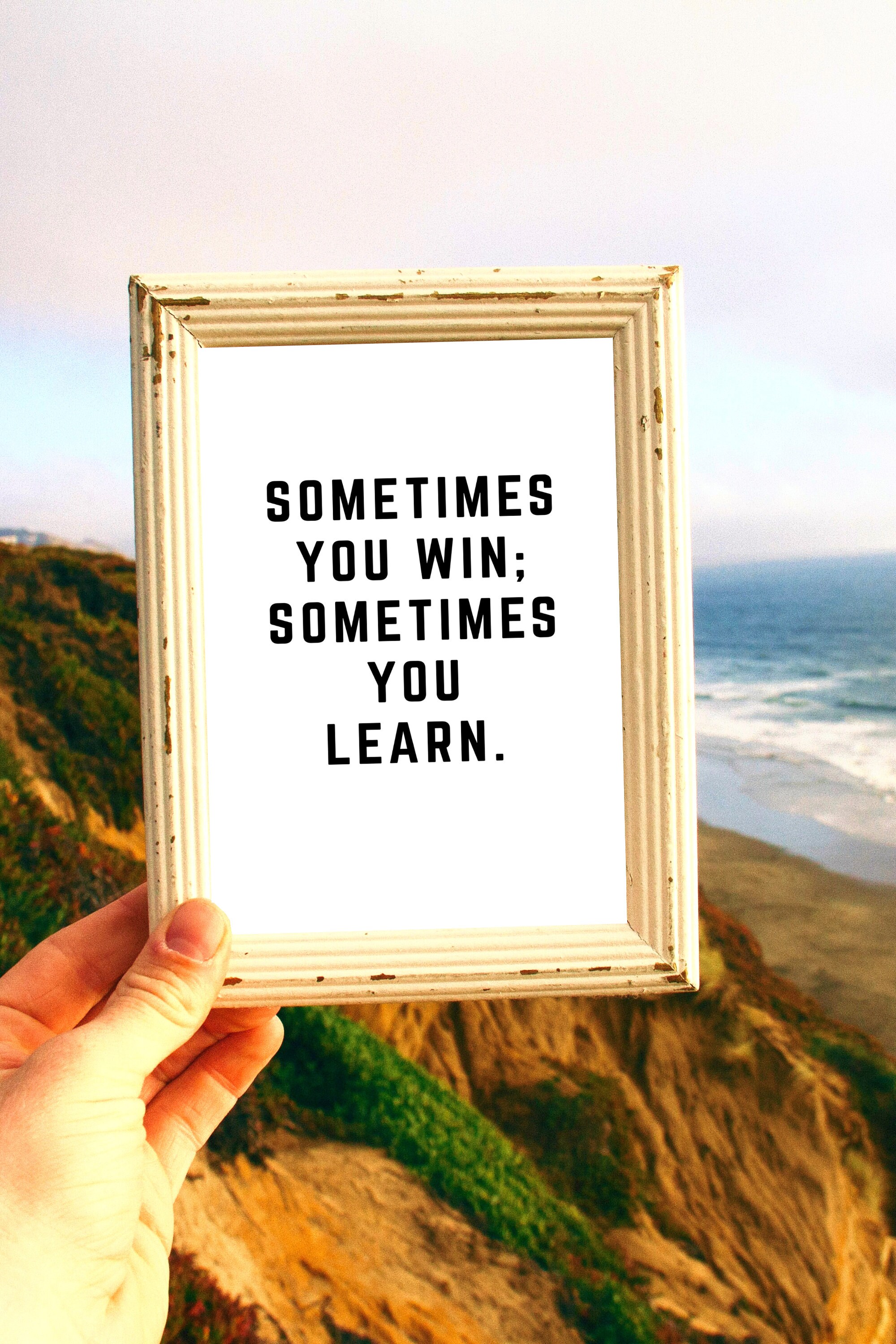 Sometimes You Win Printable Instant Digital Download Motivation ...