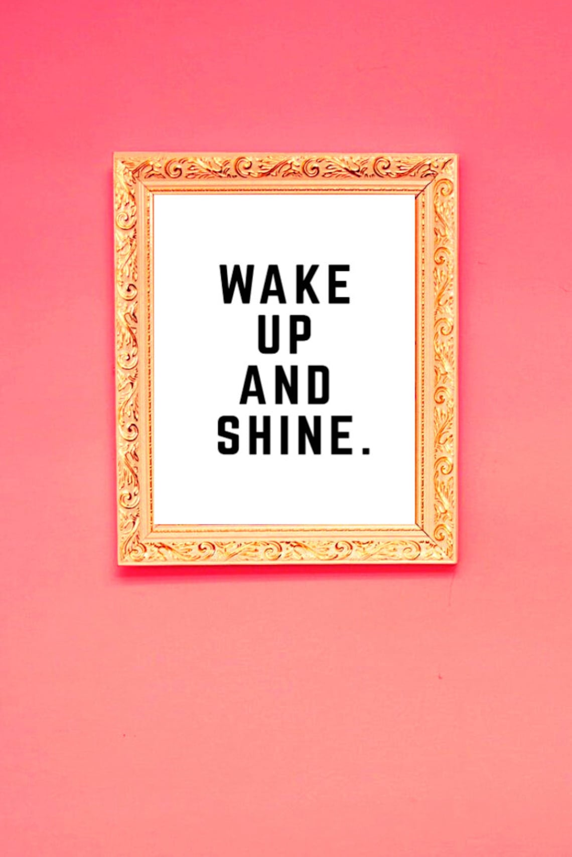 Wake up and Shine Printable Instant Digital Download Motivation ...