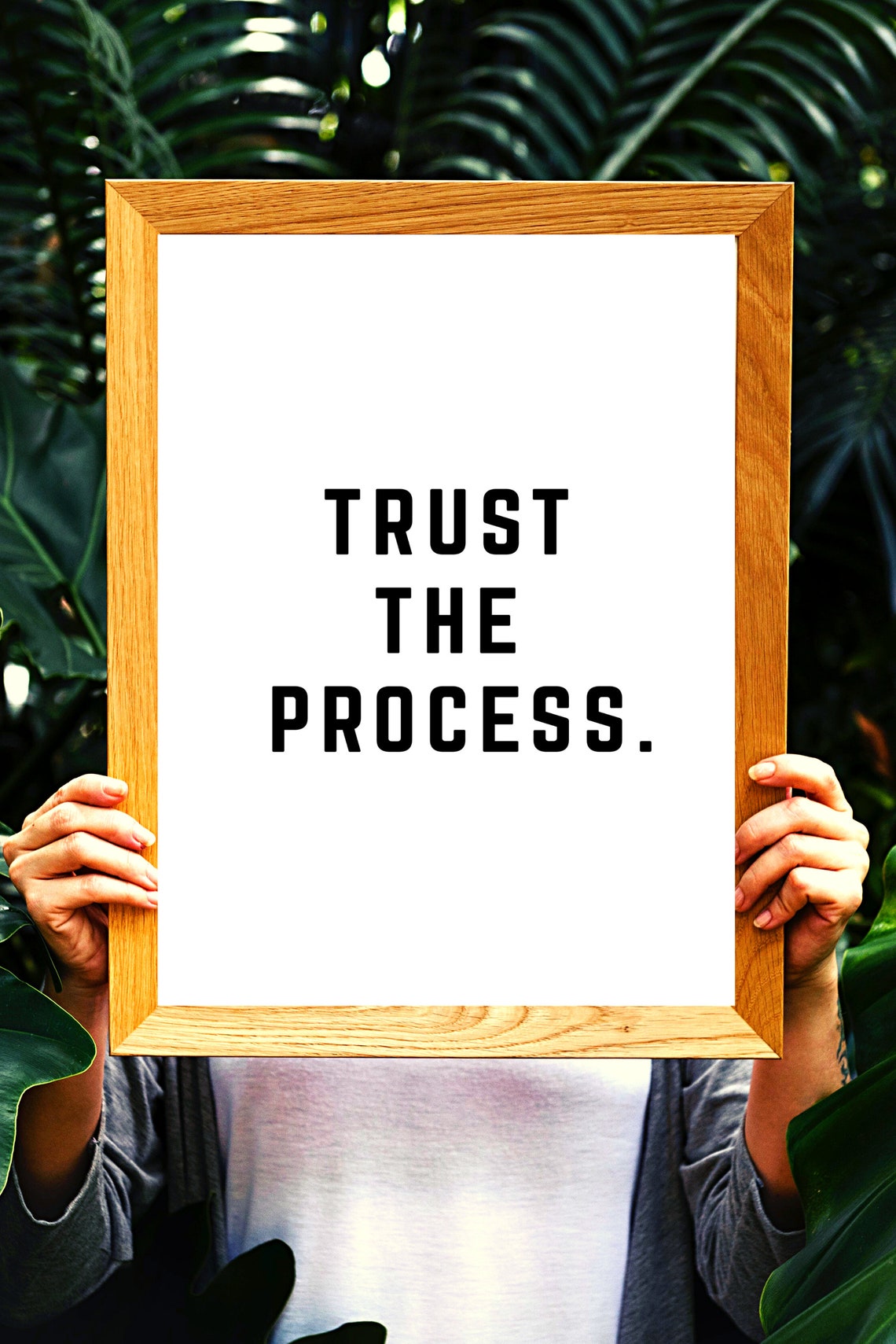 Trust the Process Printable Instant Digital Download Motivation ...